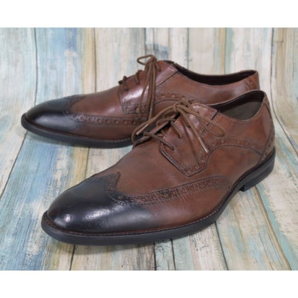 Clarks | Shoes | Clarks Tor England British Toe Wingtip Oxfords Size 95 ...